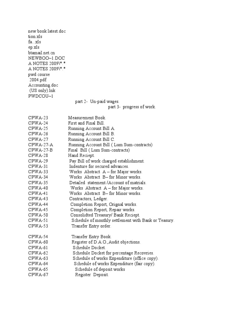 PWD Book | PDF | Expense | Employment
