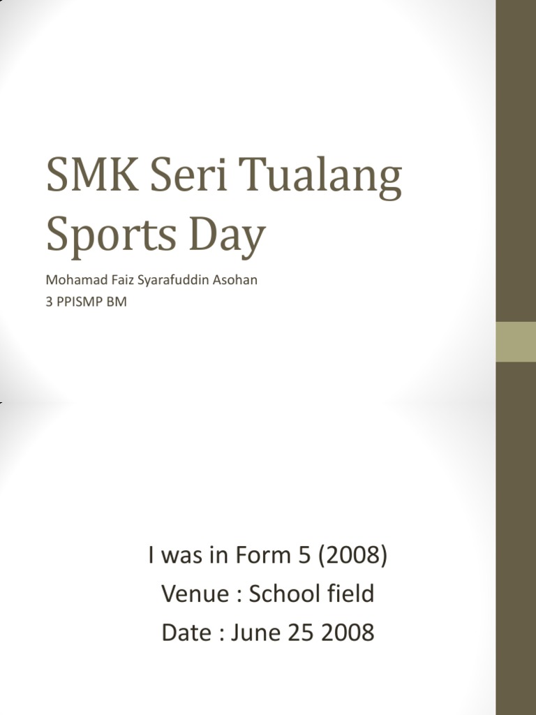 SMK Seri Tualang Sports Day | PDF