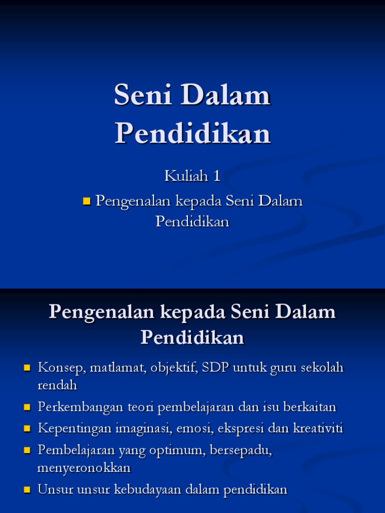 Alat Improvisasi dalam Seni Pendidikan | PDF