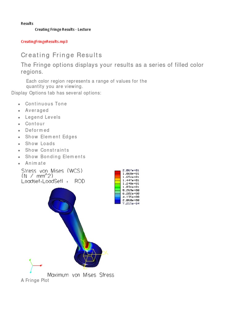 Creating Fringe Results in SolidWorks | PDF | Icon (Computing) | System ...