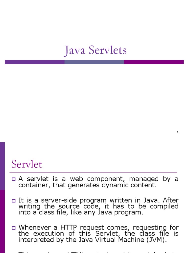 Unit 5 Servlet | PDF | Web Server | Internet & Web