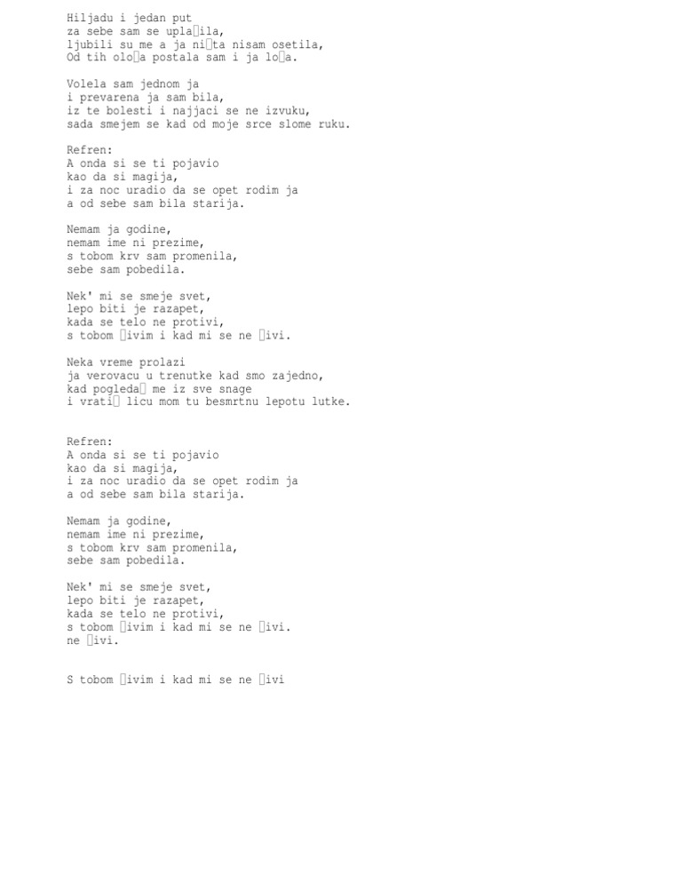 Ceca Ime I Prezime | PDF