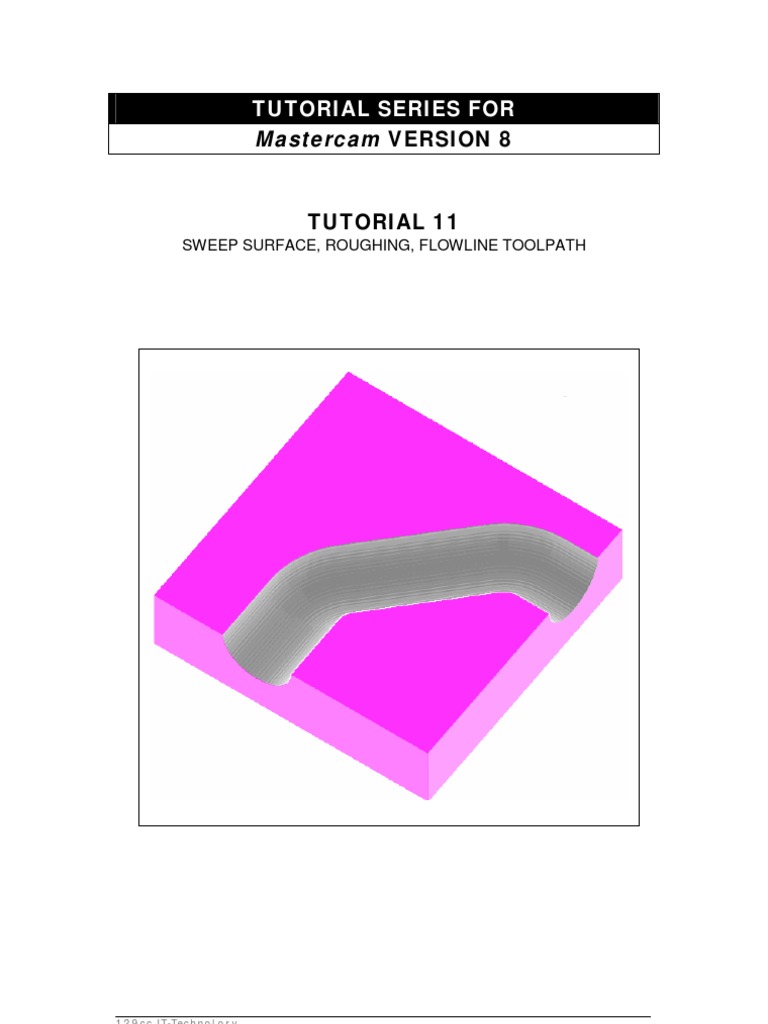 Step by Step Mastercam Tutorial 11[1] | Contour Line | Angle