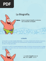 Estructura y partes de una biografía | PDF | Biografía | Narrativa