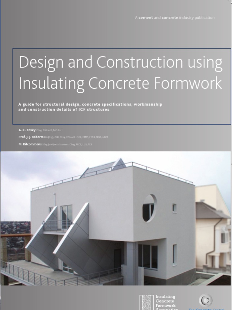 Design and Construction Using Insulating Concrete Formwork | PDF | Wall ...