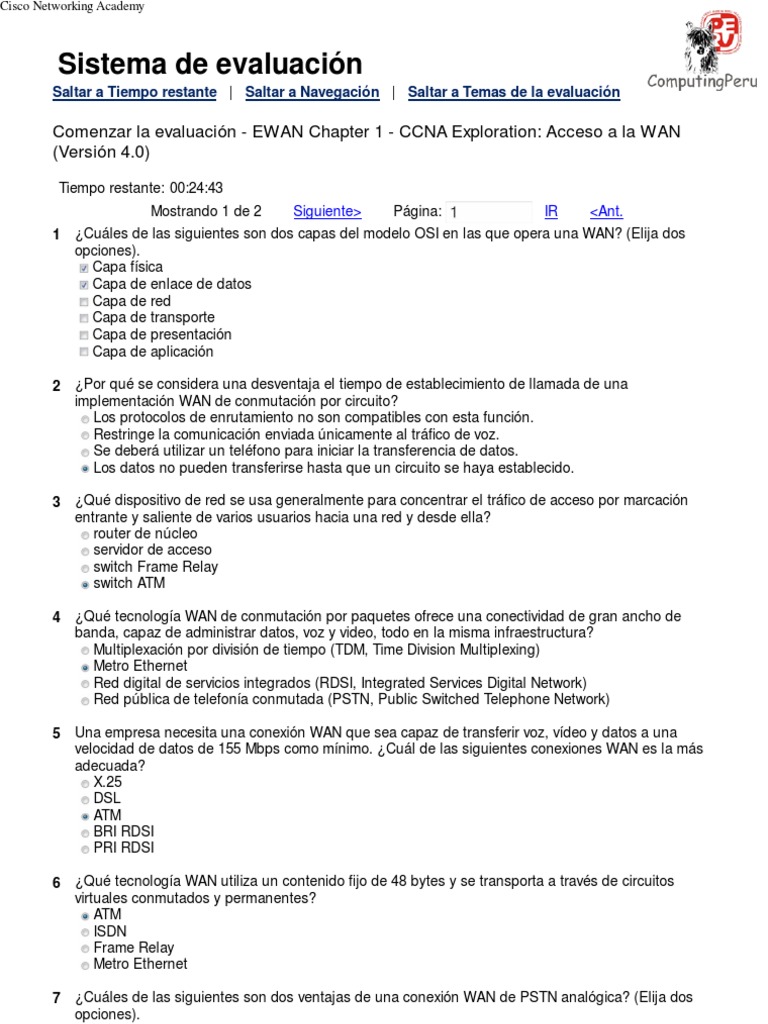 Examen Modulo4 Capitulo1 | PDF