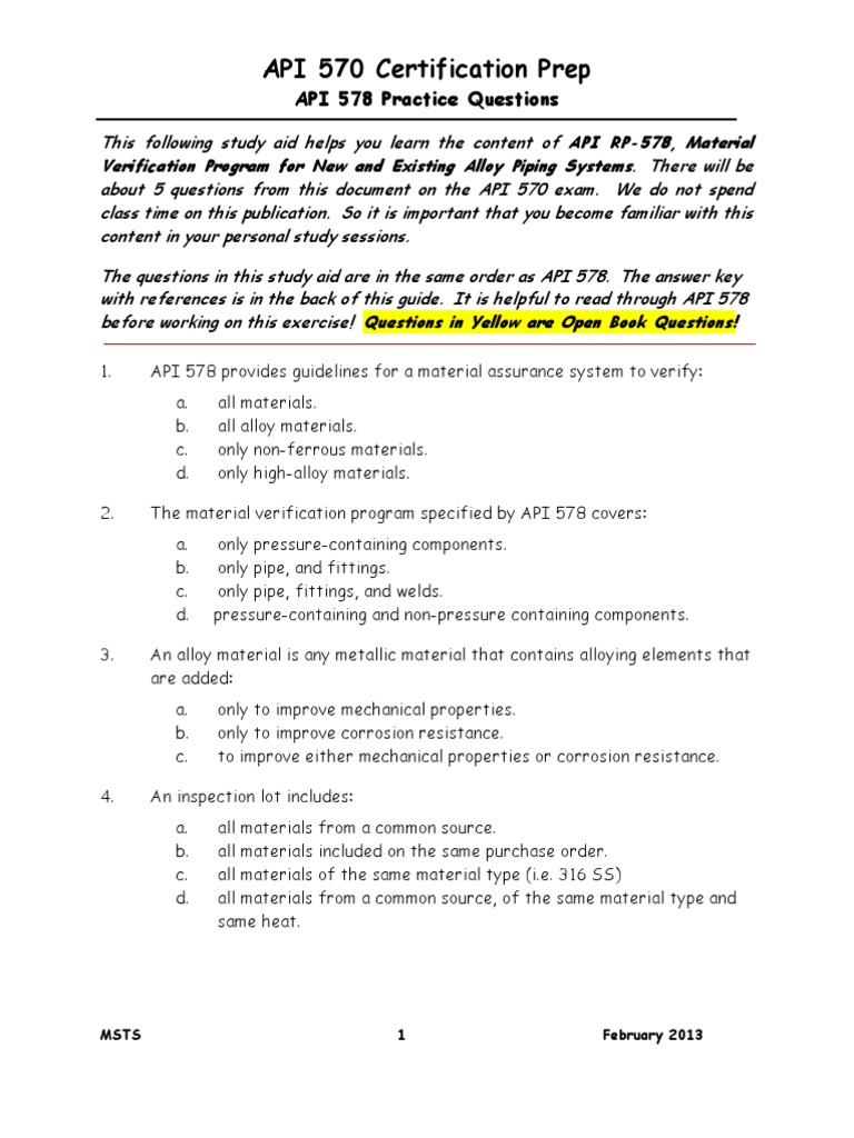 API 578 Study Material | PDF | Pipe (Fluid Conveyance ...
