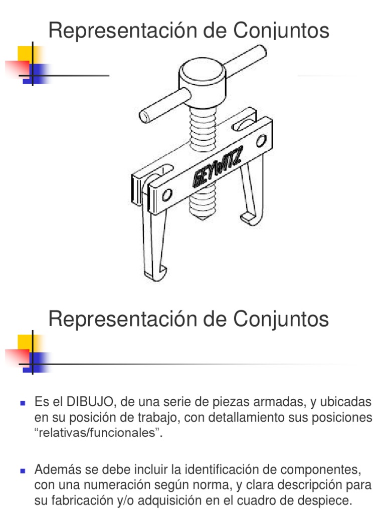 Representación de Conjuntos Mecánicos | PDF | Dibujo | Perspectiva ...