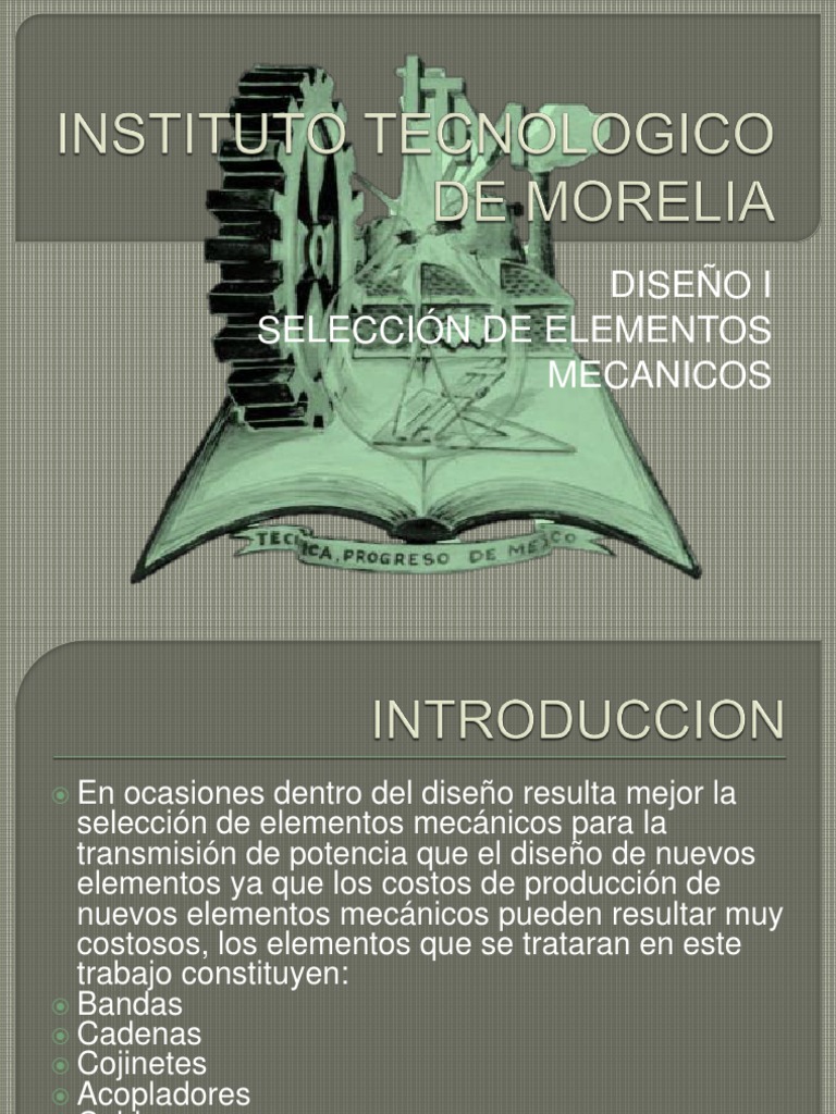 PRESENTACION DE SELECCION DE ELEMENTOS MECANICOS.pptx