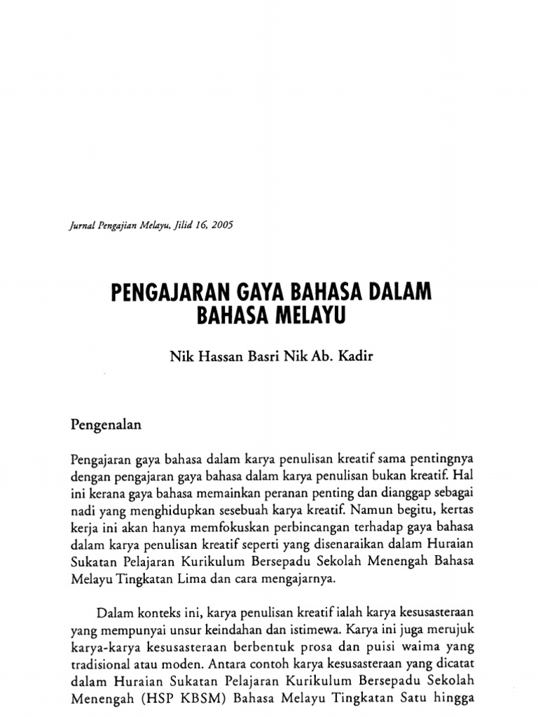 Contoh Konkrit Dan Abstrak Bahasa Melayu