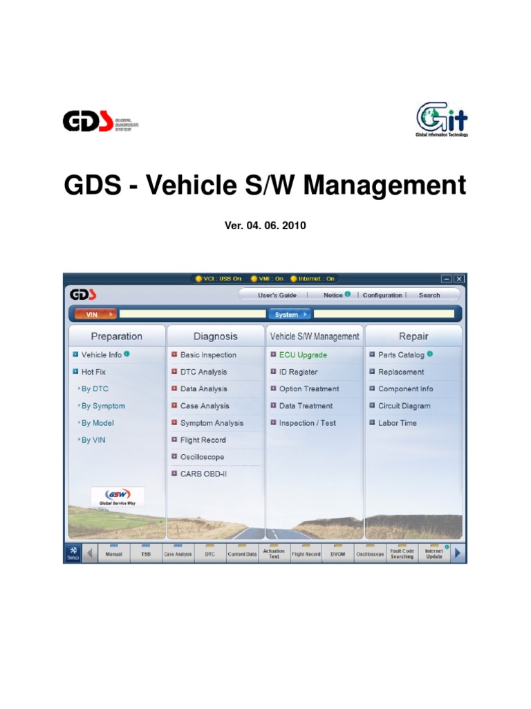HME ENG GDS Vehicle SW Management | PDF | Ignition System | Valve