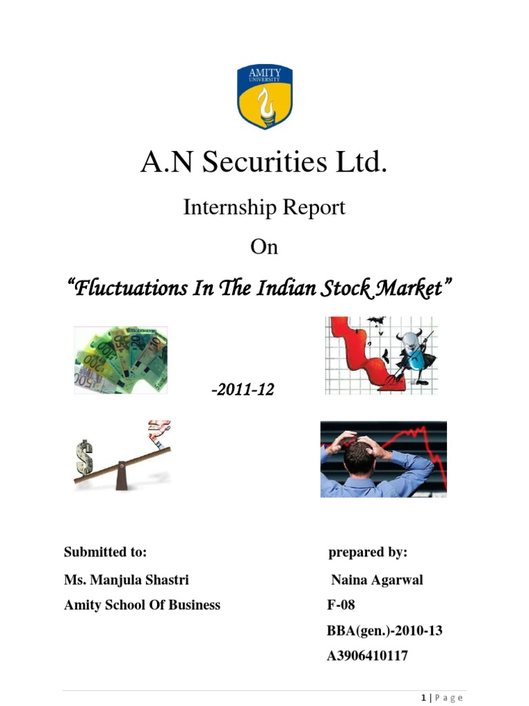 Fluctuations in The Indian Stock Market | PDF | Financial Markets ...