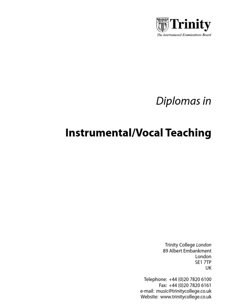 Instrumental Vocal Teaching | PDF | Educational Assessment | Teachers
