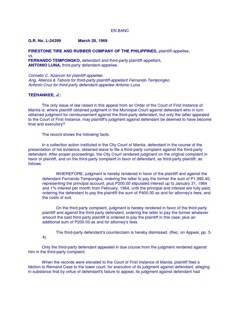 3rd Party Complaint | Lawsuit | Pleading