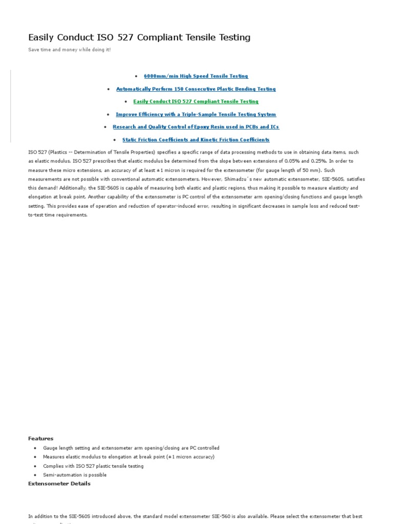 Iso 527 | PDF | Accuracy And Precision | Engineering