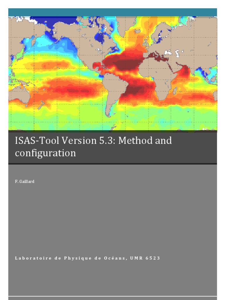 ISAS Tool Guide: Optimal Interpolation Method | PDF | Covariance ...