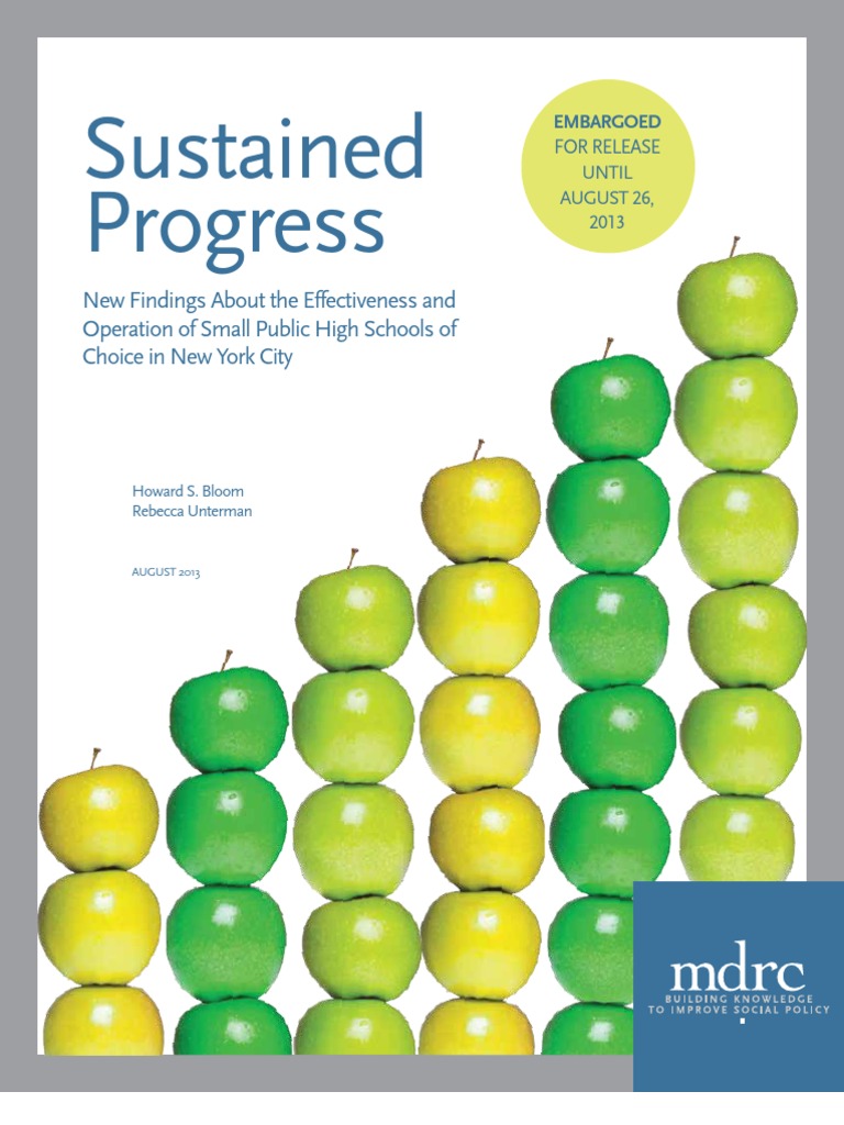 2013 Sustained Progress Embargoed Report | PDF | Cohort Study | Regents ...