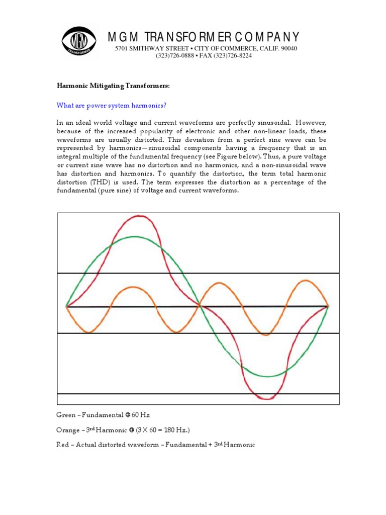 Harmonic Mitigating Transformers | PDF | Transformer | Electrical Engineering
