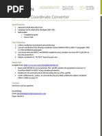 Convertidor Utm WGS84 A Nad27 | PDF