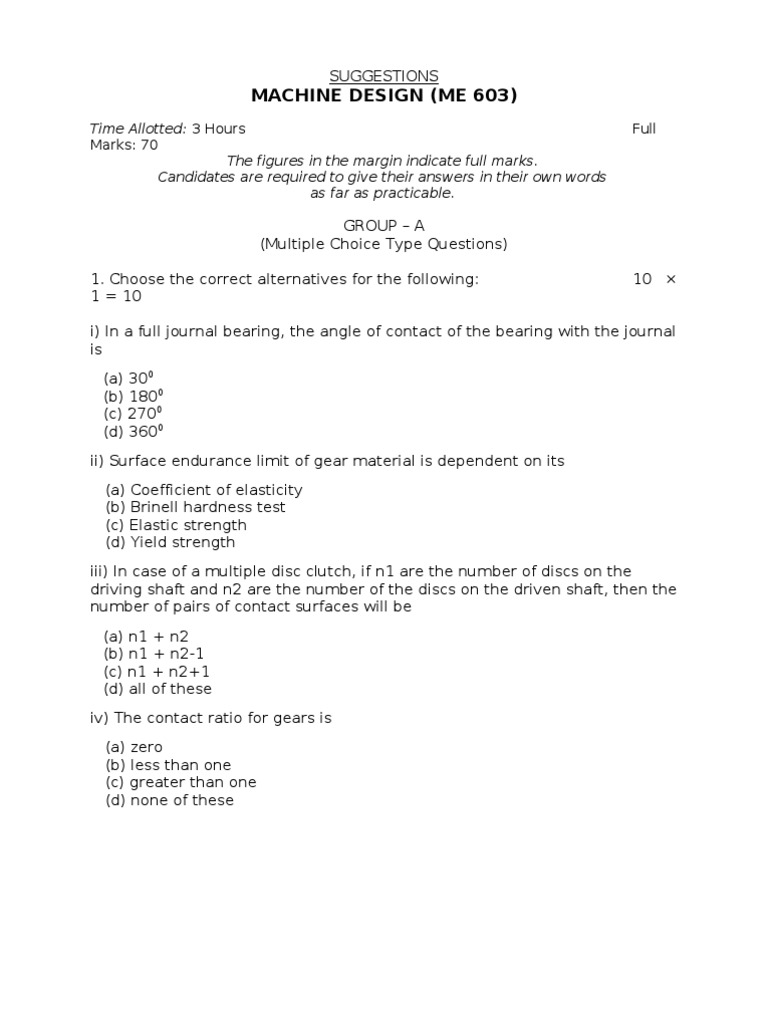 Machine Design | PDF | Gear | Clutch