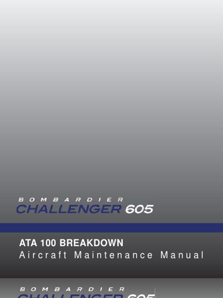 Ata 100 PDF | PDF | Landing Gear | Manufactured Goods