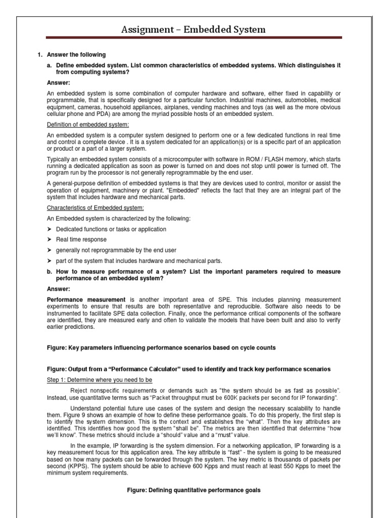 Assignment in Embedded System (CT74) | PDF | Cpu Cache | Embedded System