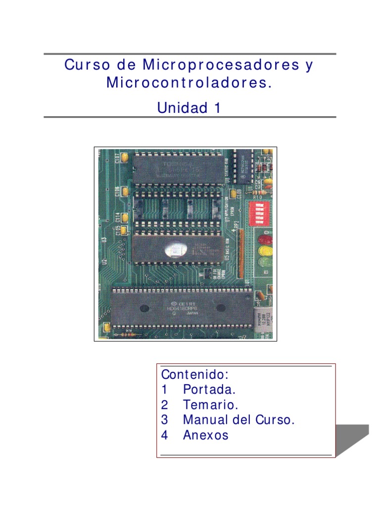 Curso Microprocesadores y Microcontroladores | PDF | Microprocesador | Microcontrolador