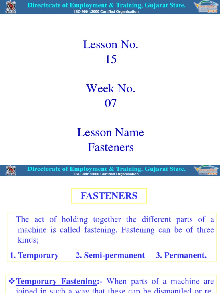 Fasteners | PDF | Nut (Hardware) | Screw