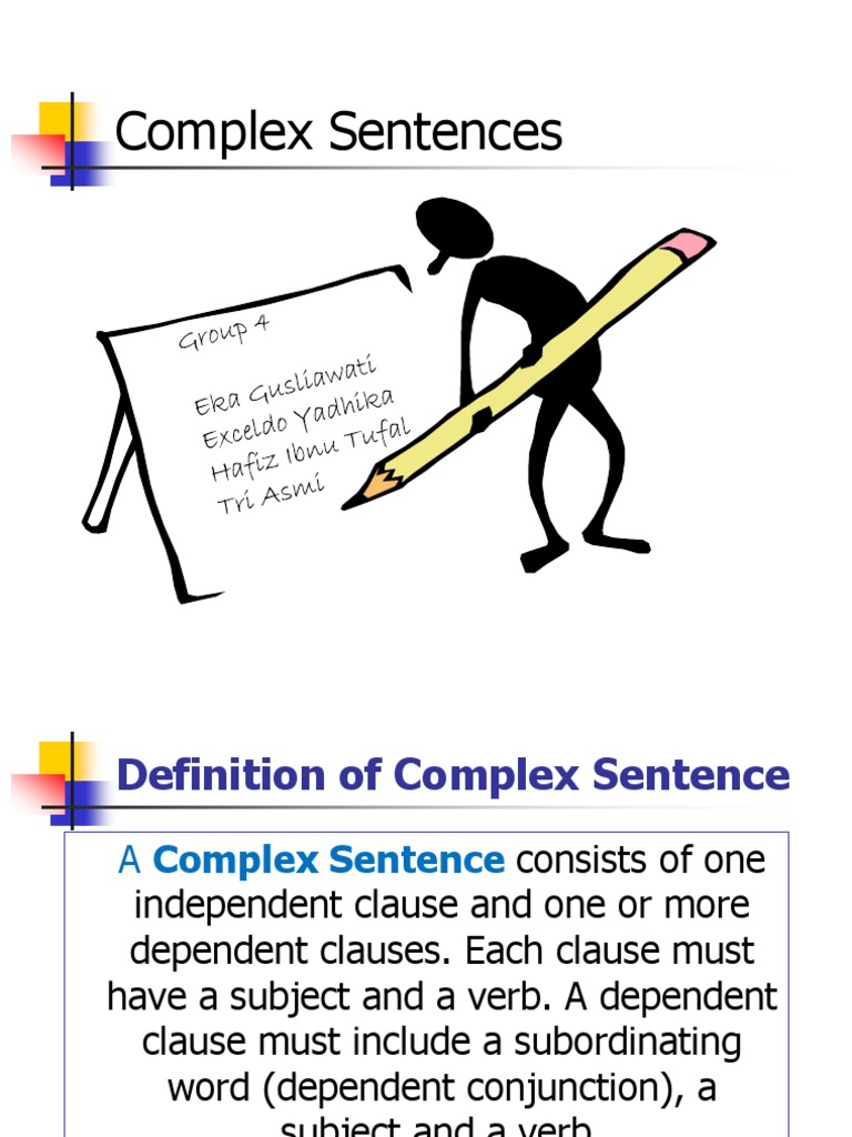 Complex Sentences | PDF | Adjective | Clause