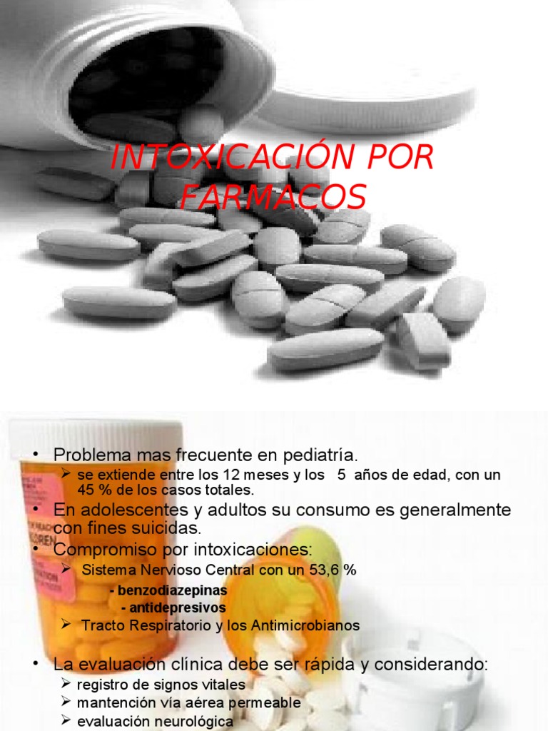 INTOXICACIÓN POR FARMACOS | Medicina | Drogas