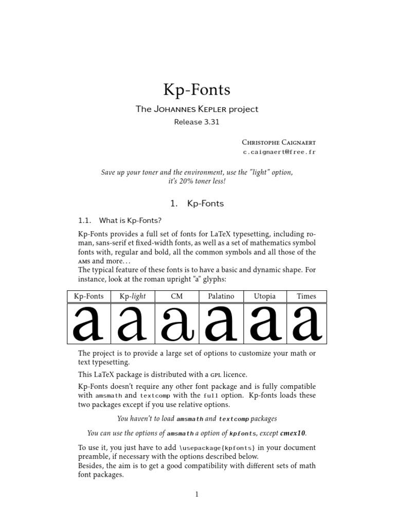 Kp Fonts | Typefaces | Serif