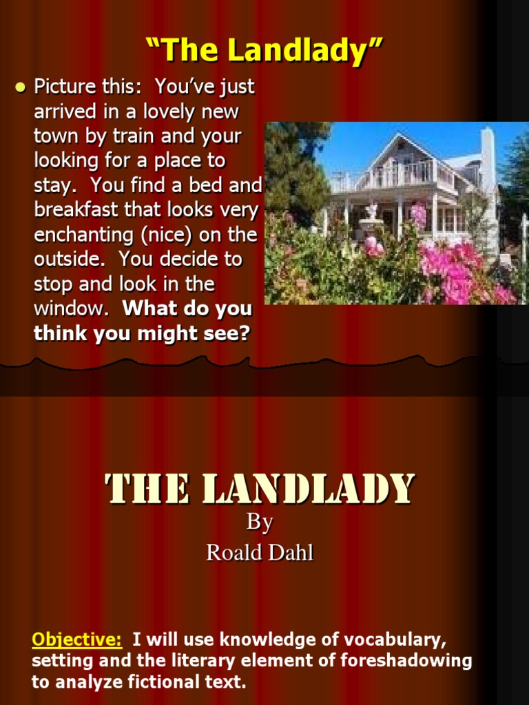 The Landlady | PDF