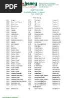 Vegetable Conversion Chart | PDF | Vegetables | Agronomy