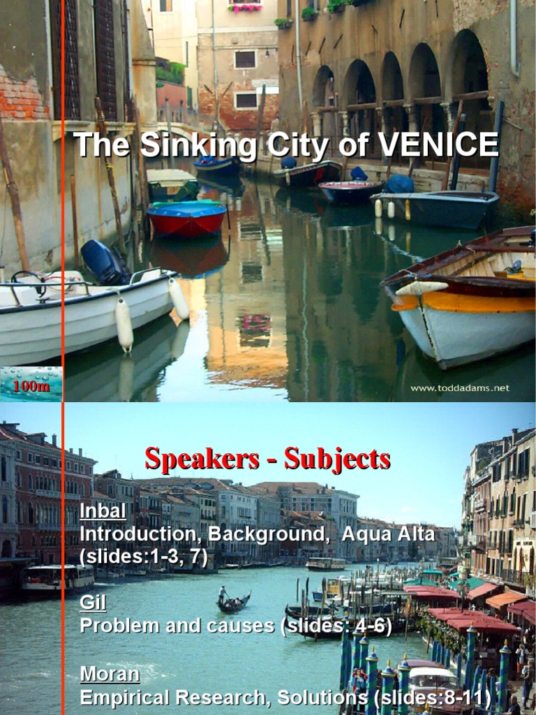 The Sinking City of VENICE | PDF | Physical Geography | Earth Sciences