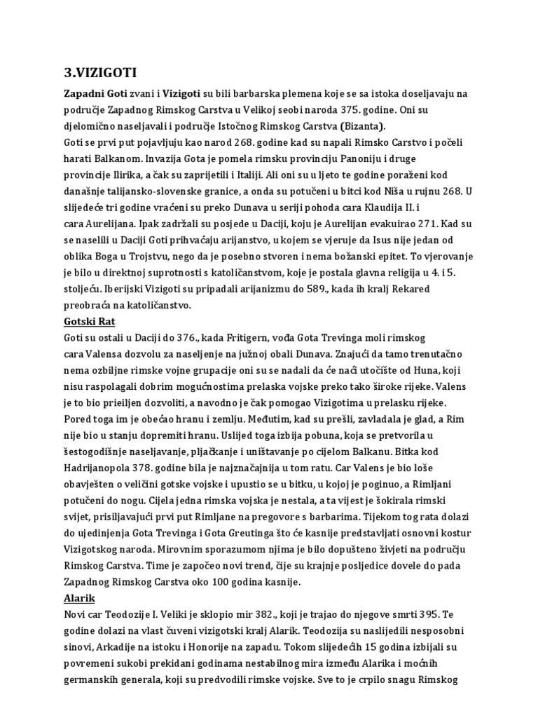 Vizigoti | PDF