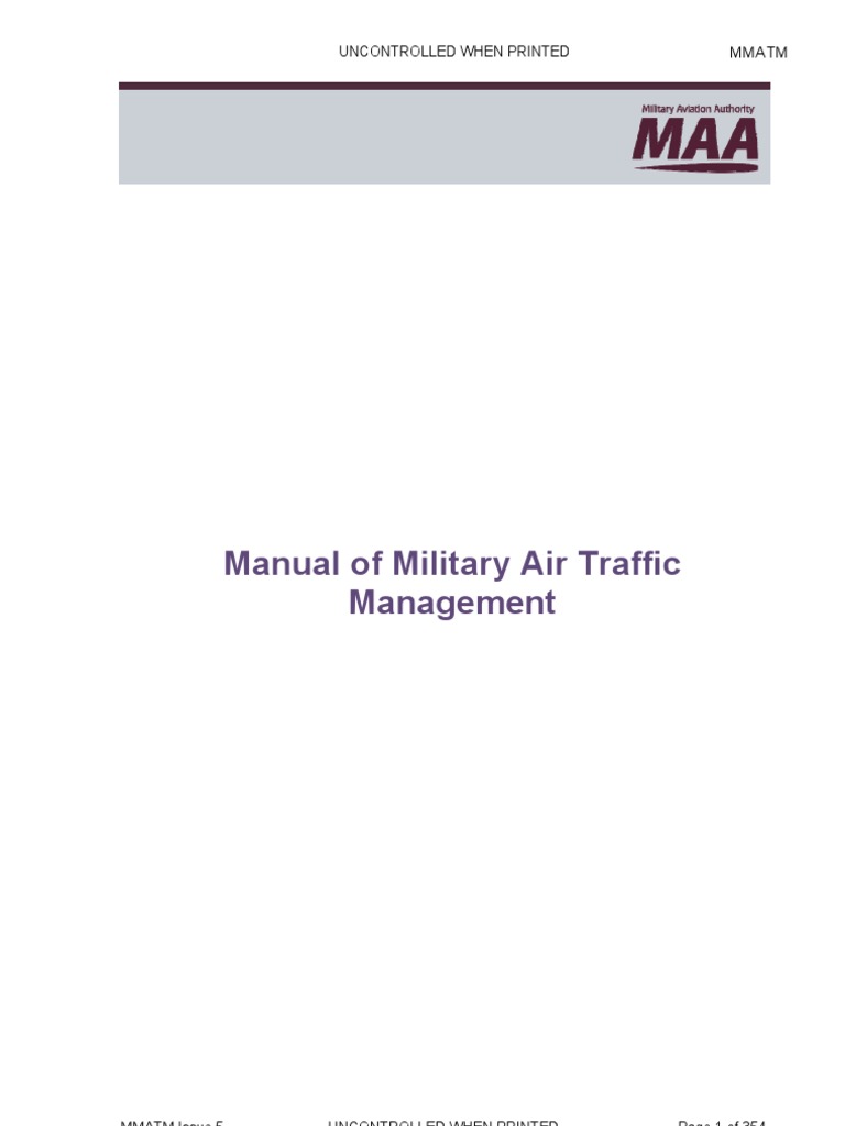 Mmatm | PDF | Air Traffic Control | Instrument Flight Rules