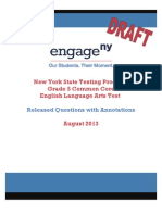 2023 NYS ELA Released Questions Guide | PDF | Walt Disney | Multiple Choice