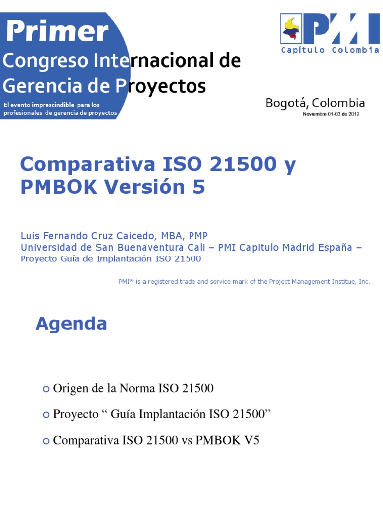 ISO 21500 Vs PMBoK 5.0 PDF | PDF | Proceso de desarrollo de software ...