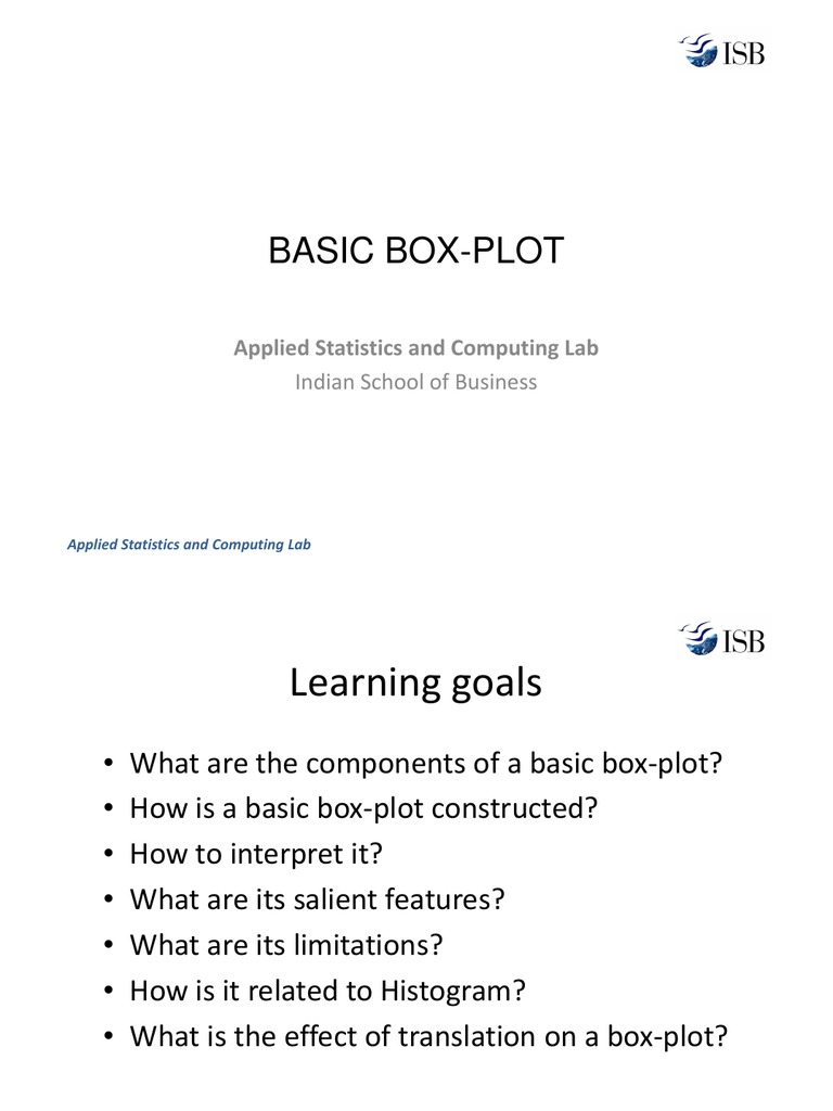 Basic Box-Plot | PDF | Statistical Analysis | Teaching Mathematics