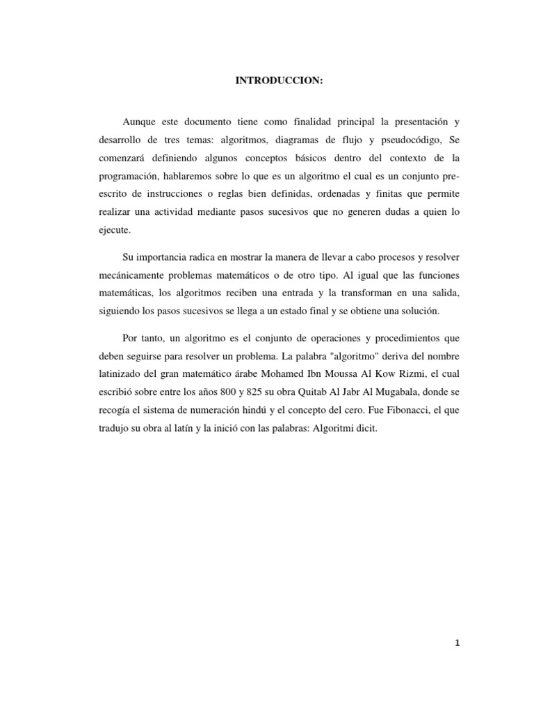 Algor | PDF | Algoritmos | Lenguaje de programación