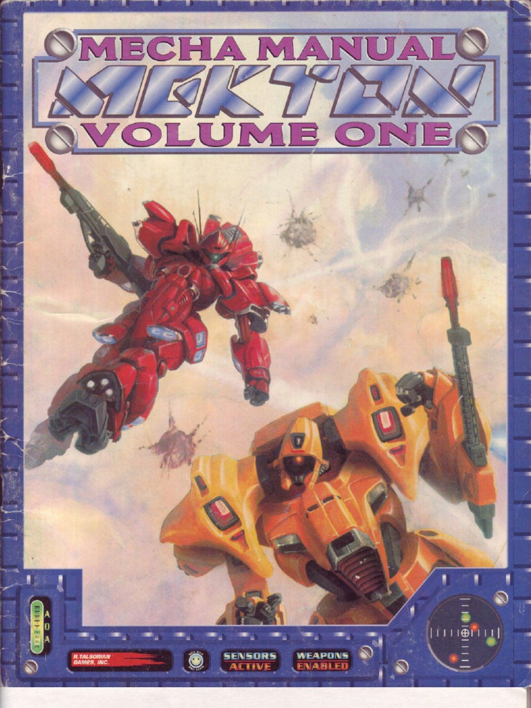 Mekton Zeta - Mecha Manual 1 | PDF | Military Equipment | Military ...