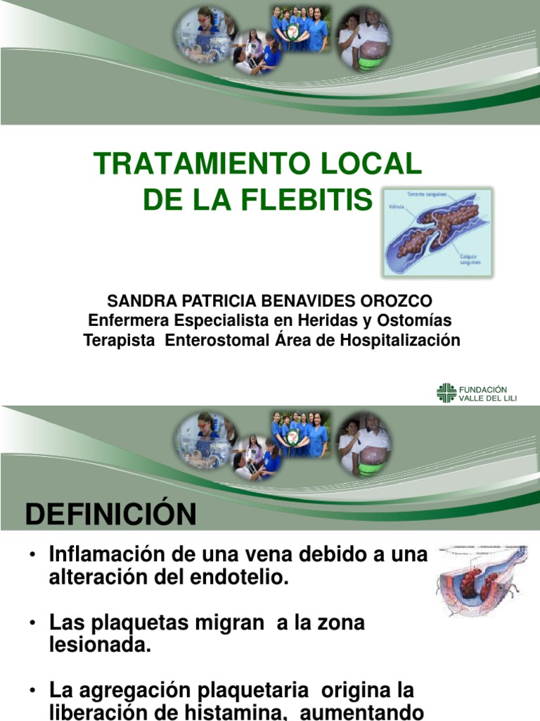 Tratamiento Local A La Flebitis | Inflamación | Especialidades Medicas