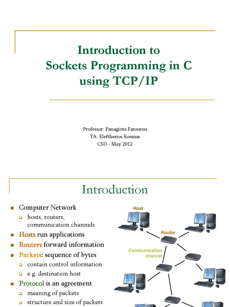 Tcp Ip Sockets In C Port Computer Networking Internet Protocol Suite