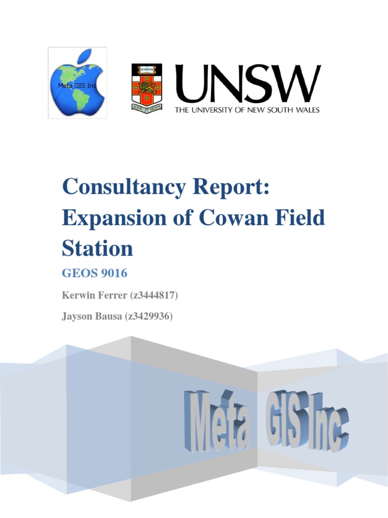 Consultancy Report: Expansion of Cowan Field Station | PDF | Fuzzy ...