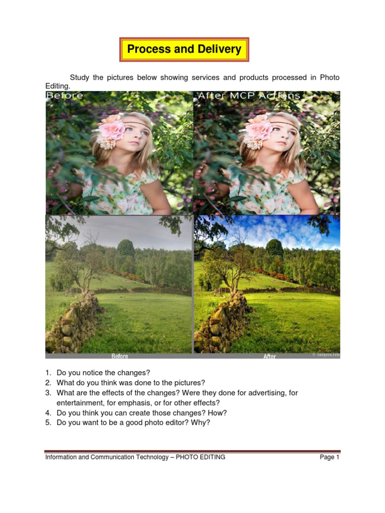Photo Editing - Learning Module | PDF | Image Editing | Adobe Photoshop