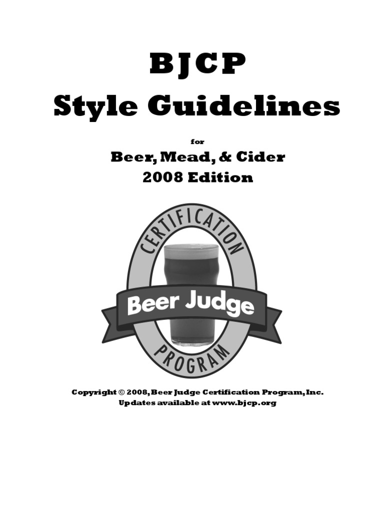 Beer Style Guidelines | PDF