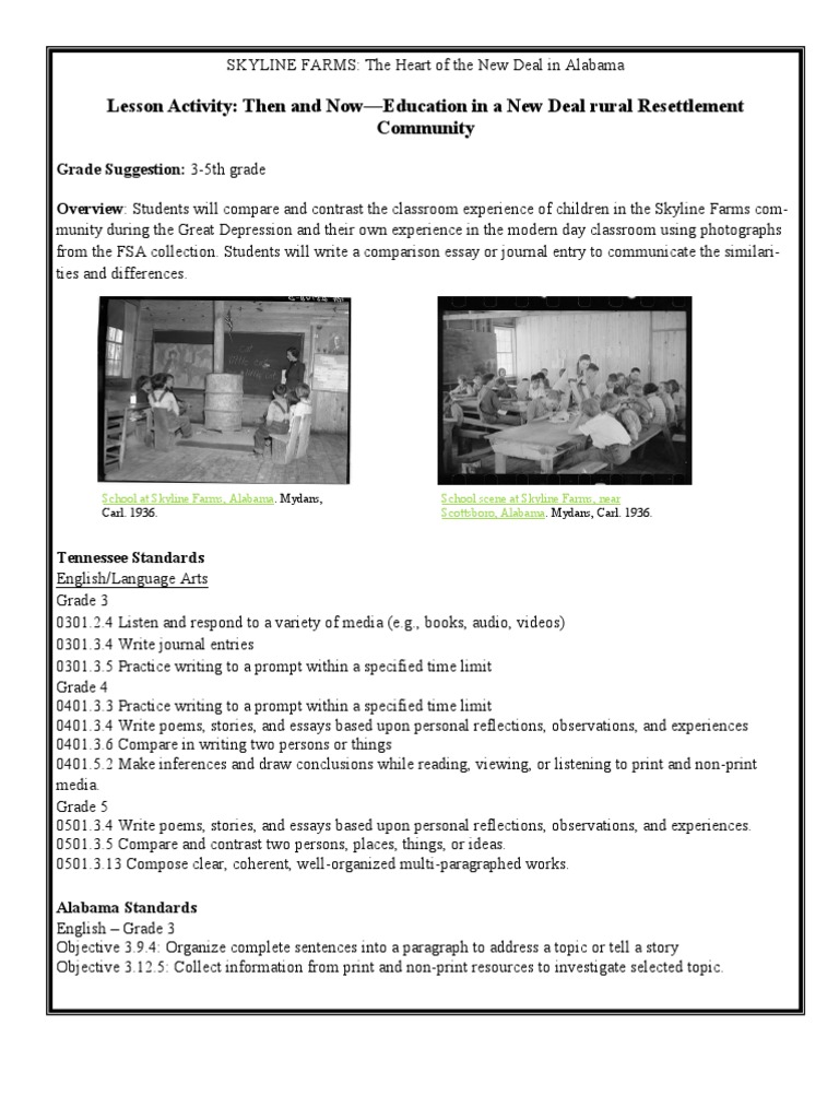 Then and Now - Compare and Contrast | PDF | Photograph | Essays