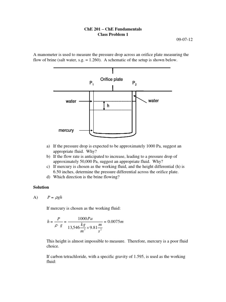 Class Problem 1 - Solution | PDF
