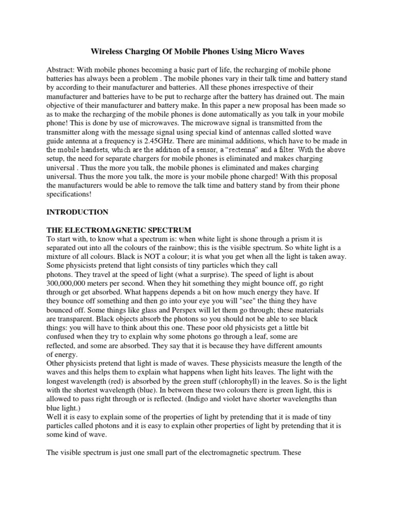 Wireless Charging | PDF