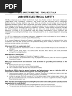 Electrical Safety Awareness | PDF | Occupational Safety And Health ...